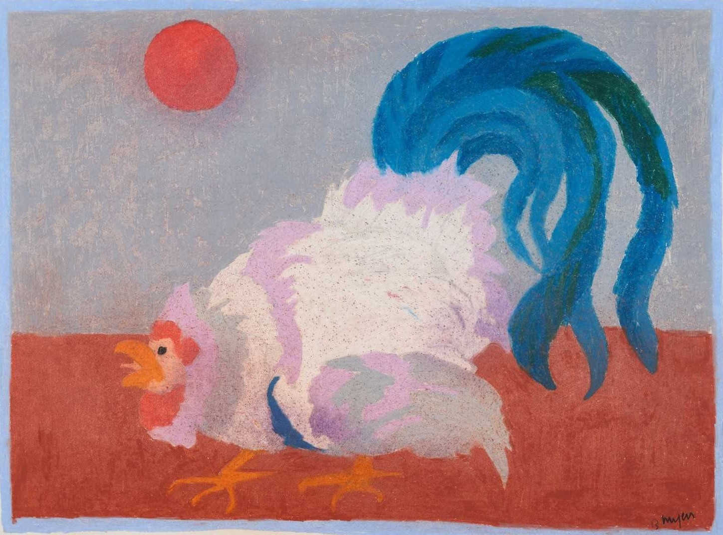 Bernard Myers | A Cockerel at Day Break | MutualArt