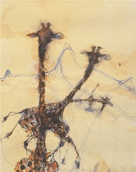 John Olsen | John Olsen artist proof giclee, Kenya, signed | MutualArt