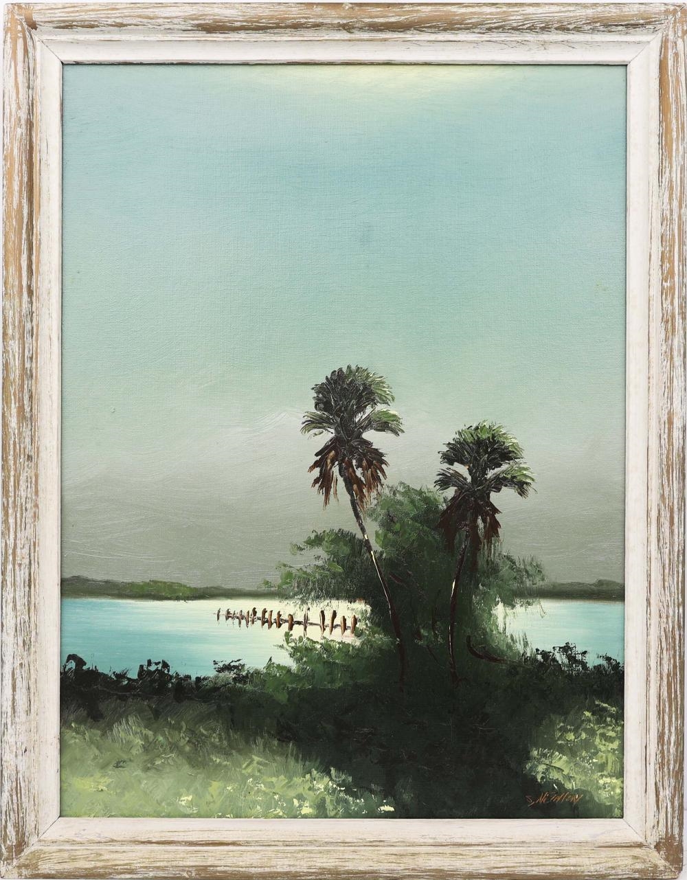 Sam Newton | MOONLIT RIVER | MutualArt