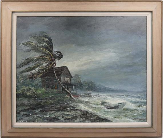 Albert Ernest Backus | HURRICANE MASTERPIECE | MutualArt