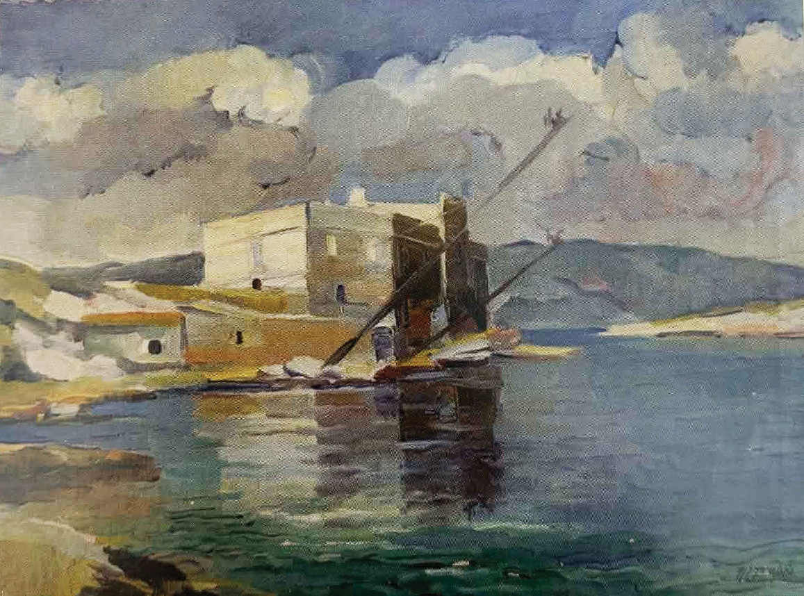 Marijan Trepše | Motif from Kraljevica with Tuna (1937 - 1939) | MutualArt