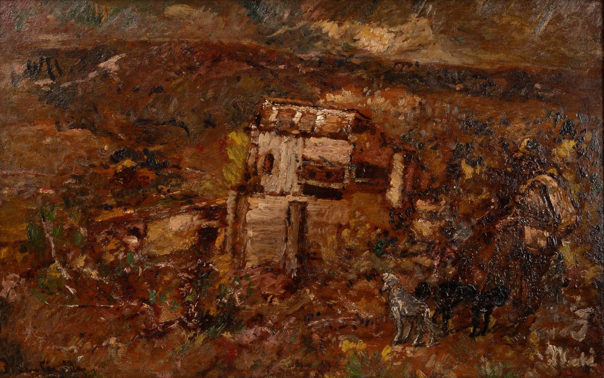 Adolphe Joseph Thomas Monticelli | The fire station in Cassis | MutualArt