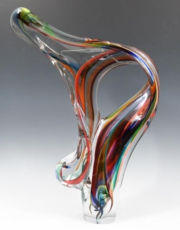 David Goldhagen | DAVID GOLDHAGEN FREEFORM ART GLASS SCULPTURE (12 ...
