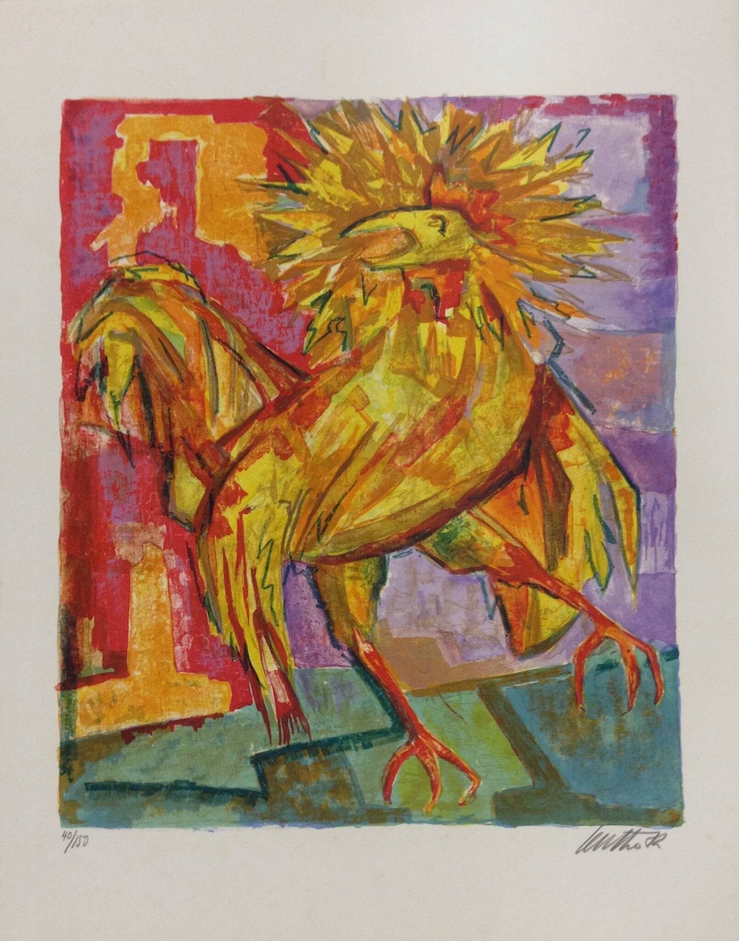 Wolf Reuther | Original lithograph (1972) | MutualArt