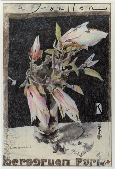 Horst Janssen | Ausstellungsplakat Berggruen Paris | MutualArt