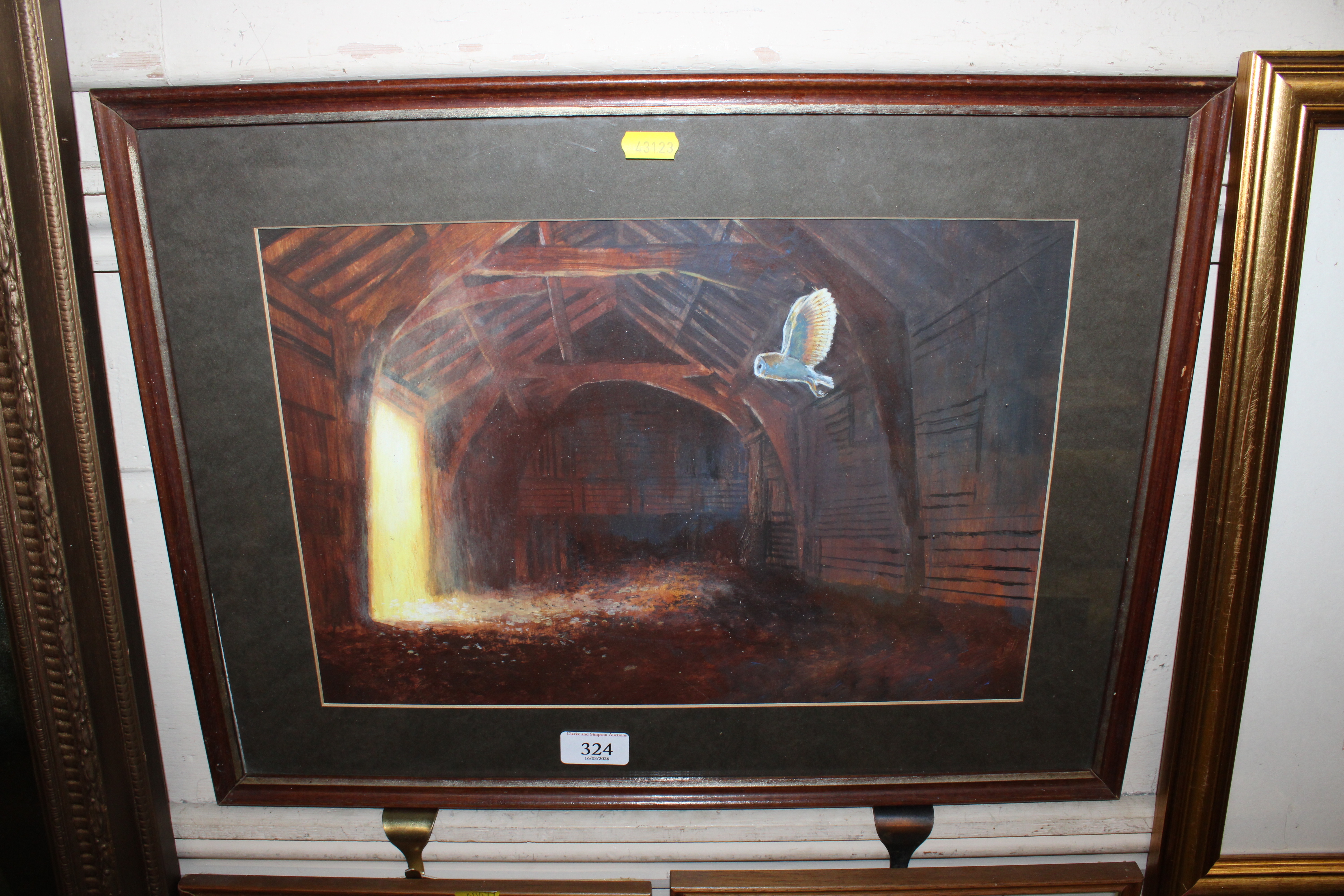 Hugh Ennion | Barn Owl, Sunset | MutualArt