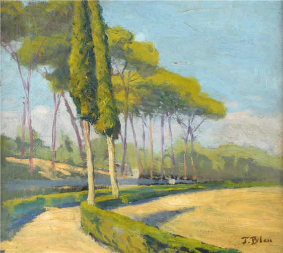 Blau-Lang Tina | Tree-lined avenue | Compare similar artworks | MutualArt