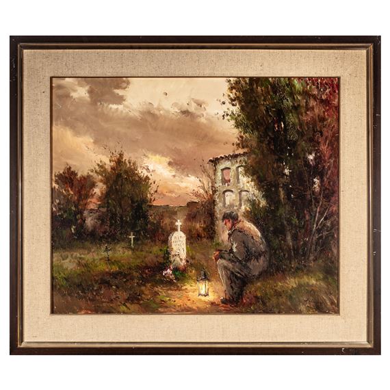 Josep Colomer Comas | Visita al cementerio | MutualArt