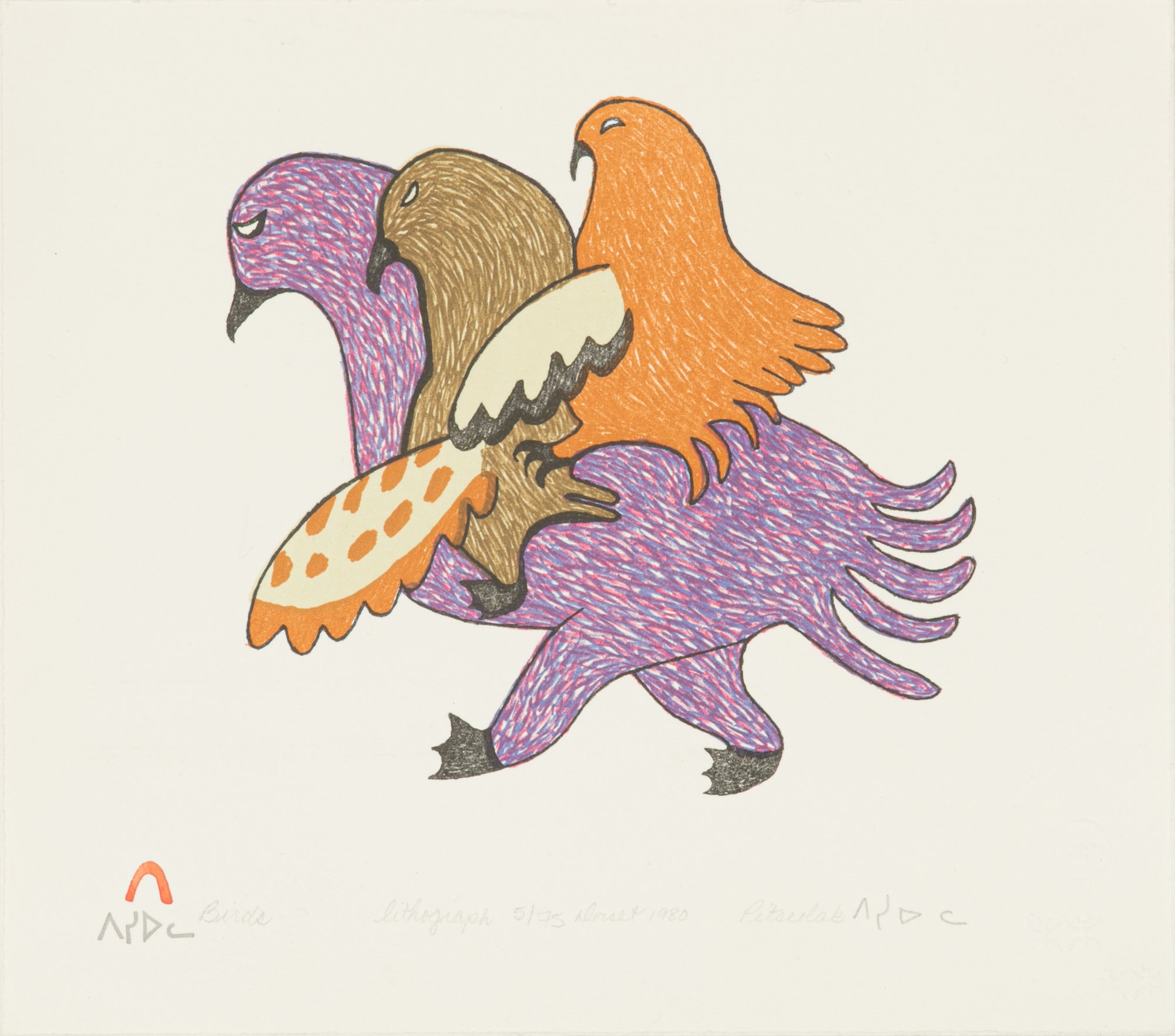 Pitseolak Niviaqsi | Birds (1980) | MutualArt