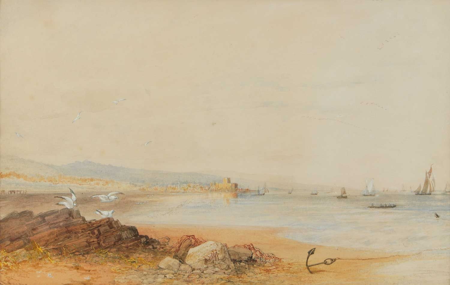 James Howard Burgess | CARRICKFERGUS FROM GREENISLAND | MutualArt