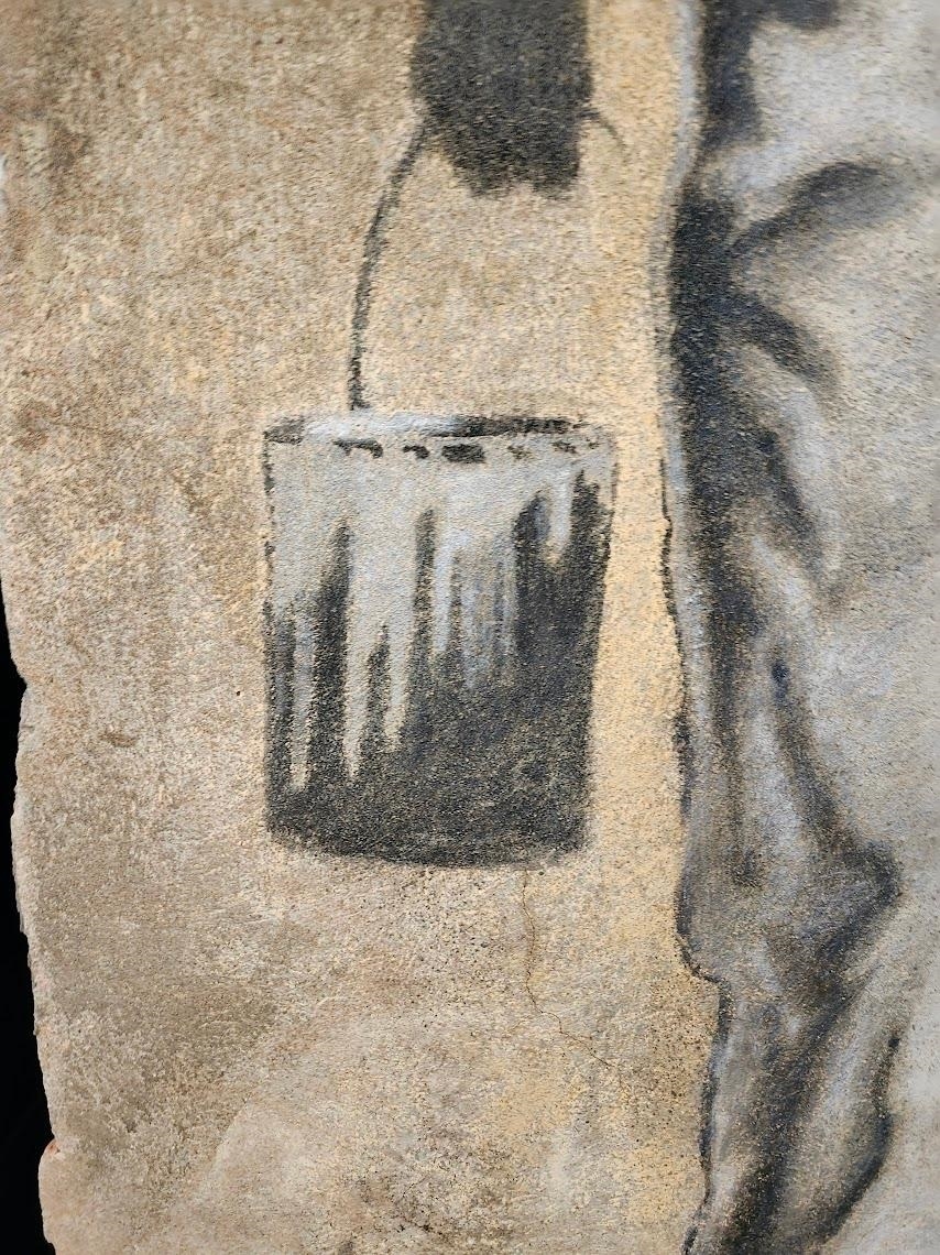 Banksy | Gray Ghost Attacks Stick Figure (2008) | MutualArt