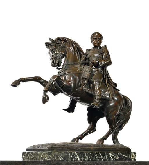 Gabriel Vital Dubray | Emperor Napoleon I on horseback (1865) | MutualArt
