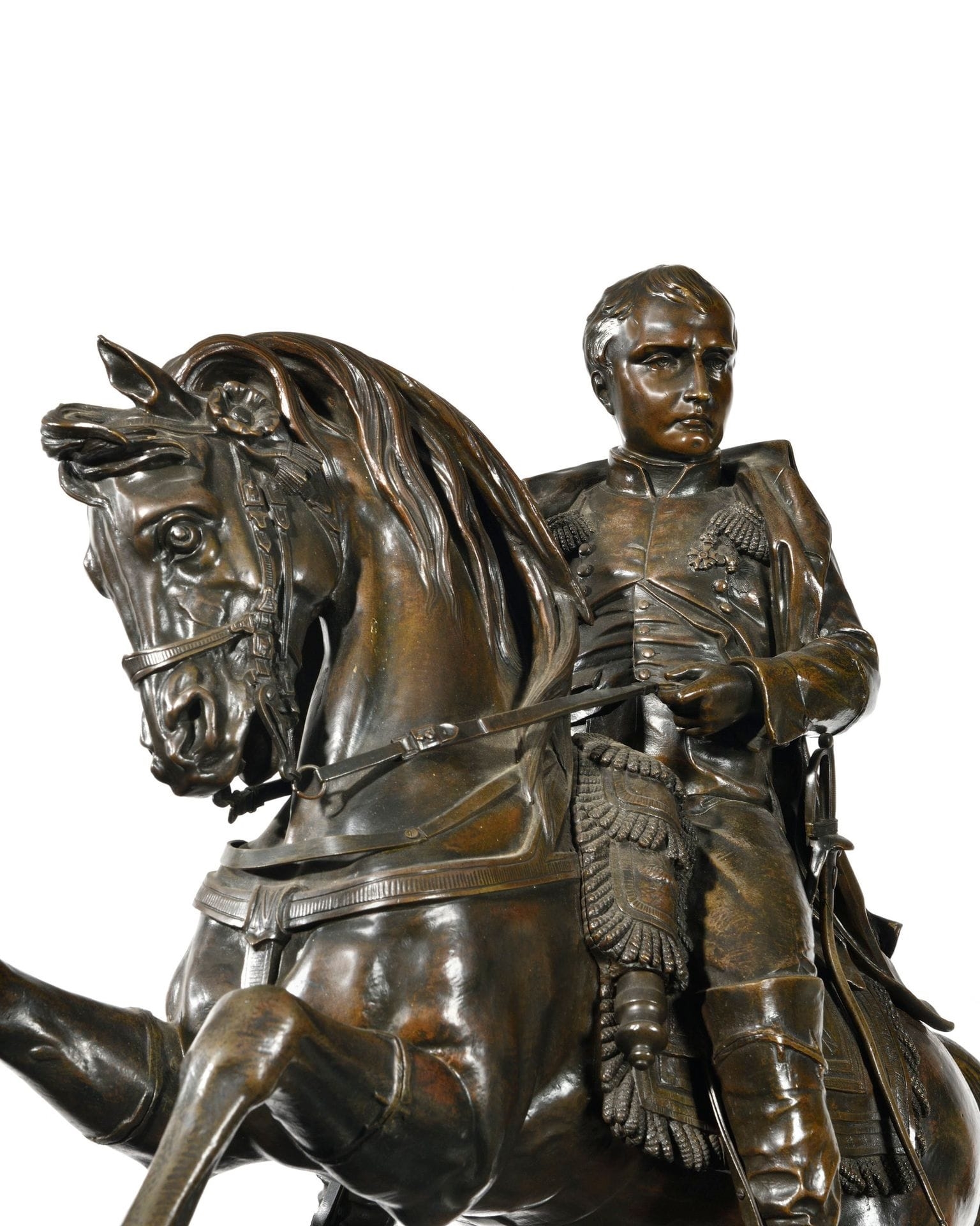 Gabriel Vital Dubray | Emperor Napoleon I on horseback (1865) | MutualArt
