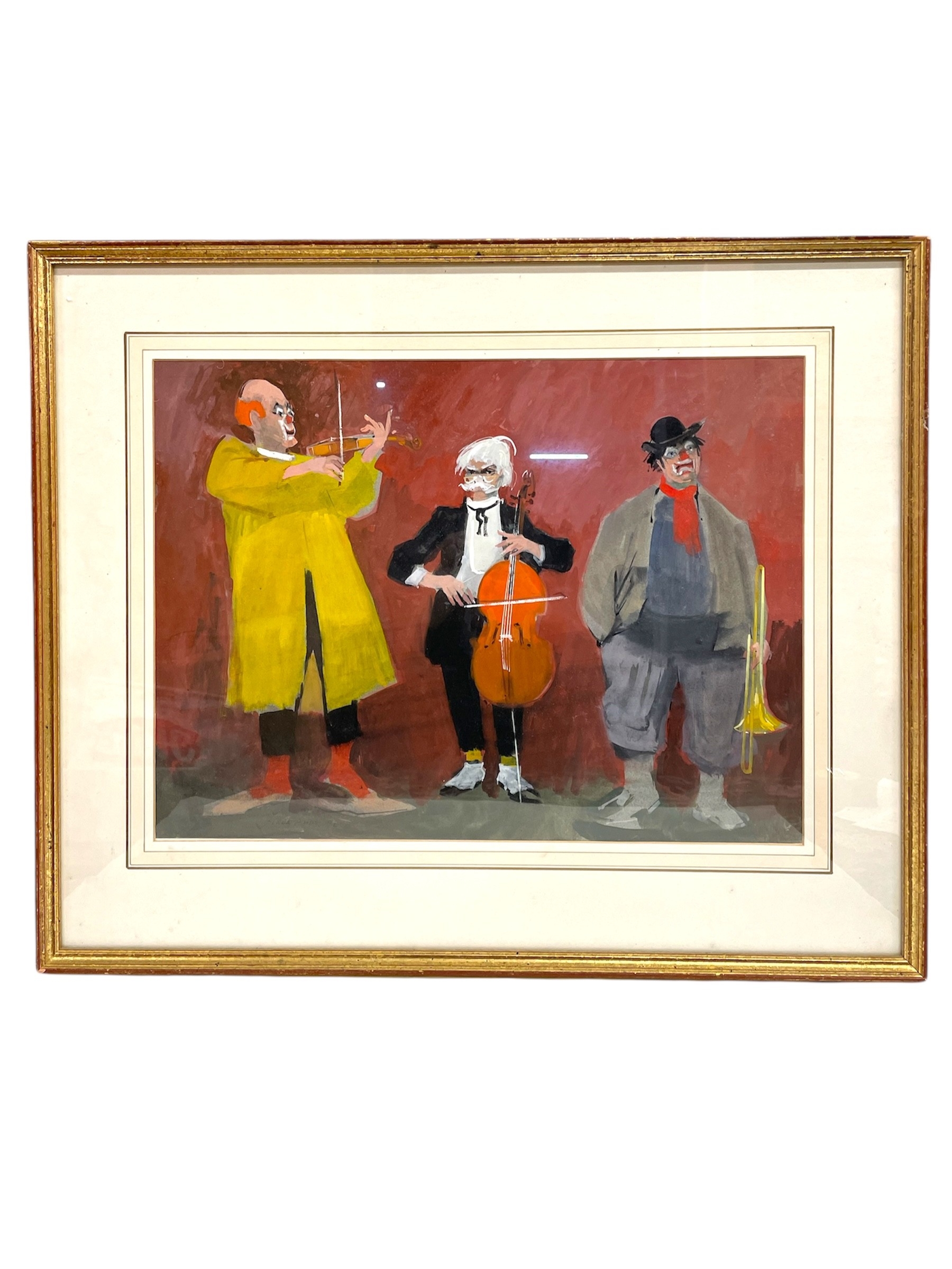Frank Archer | Trio Clowns (92) | MutualArt