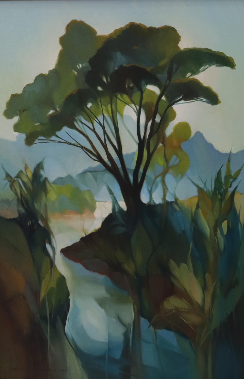 Peter Abraham | Gum Tree and River | MutualArt