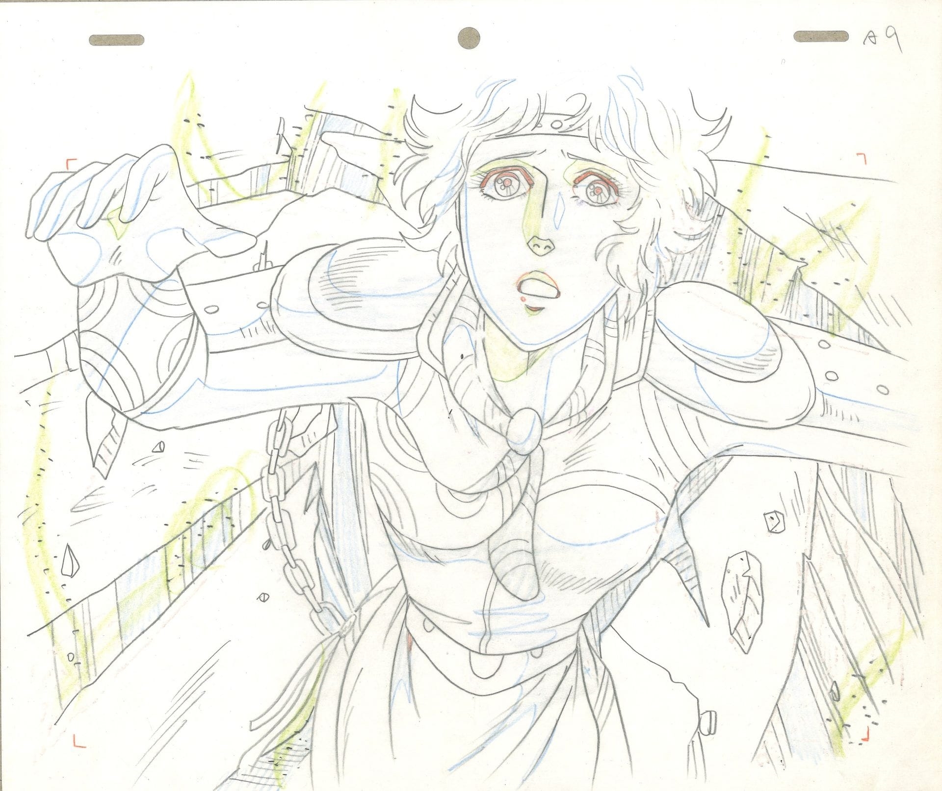 Tetsuo Hara | Original animation drawing of Lynn (1983 - 1988) | MutualArt