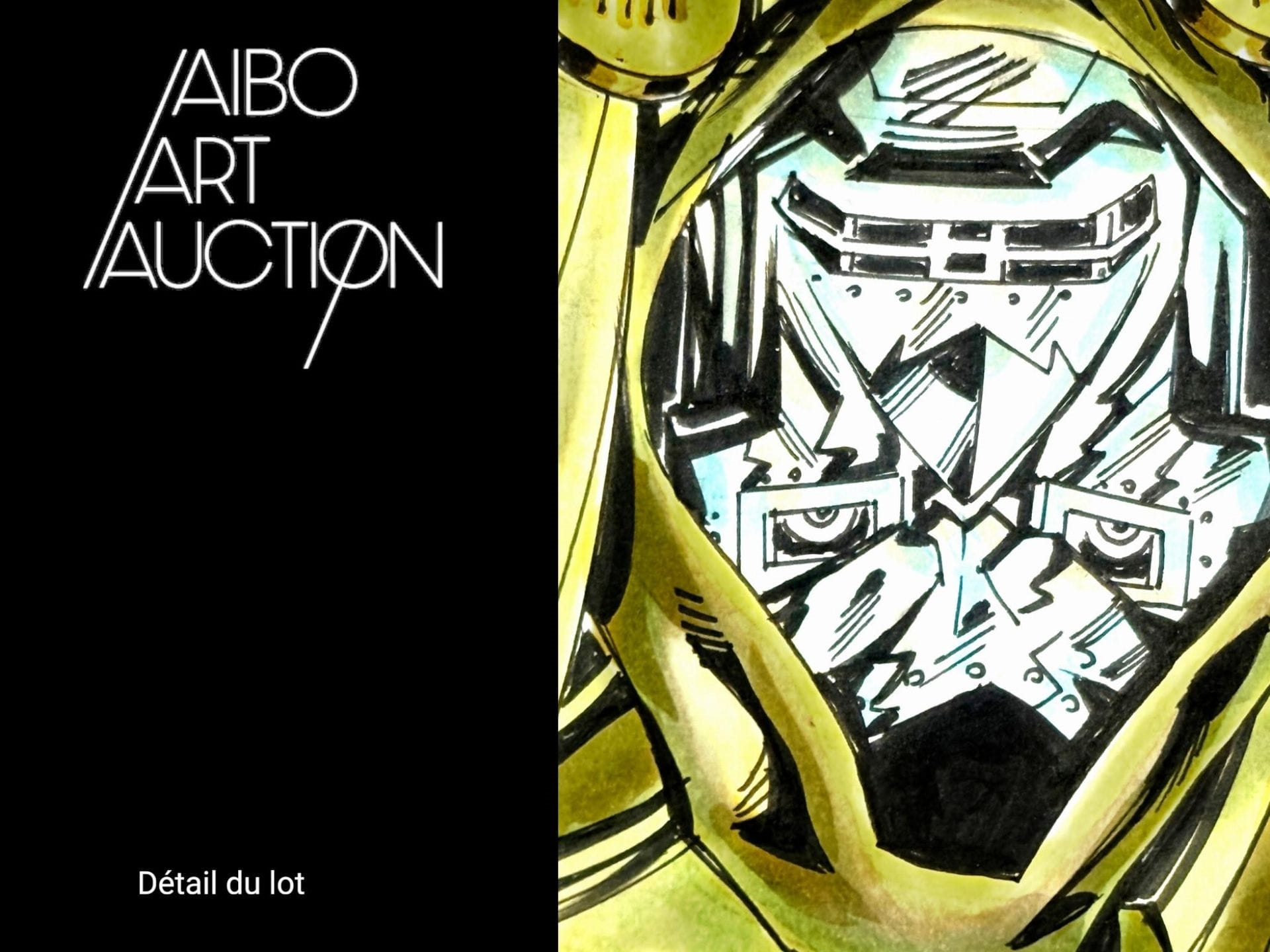Ron Wilson | Dr Doom Indian ink and watercolor illustration signed ...