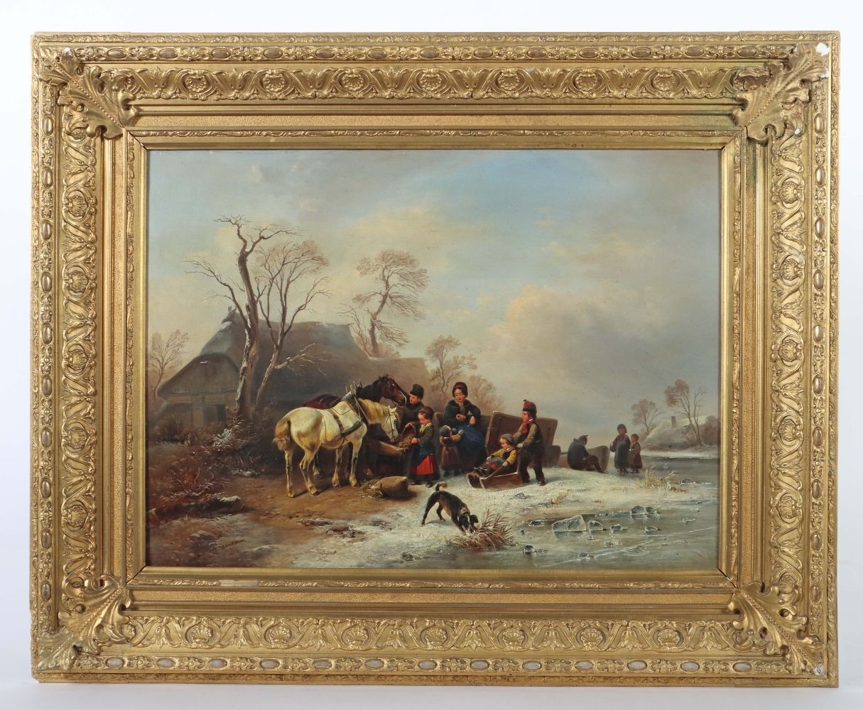 Wilhelm Alexander Meyerheim | Wintervergnügen (1852) | MutualArt