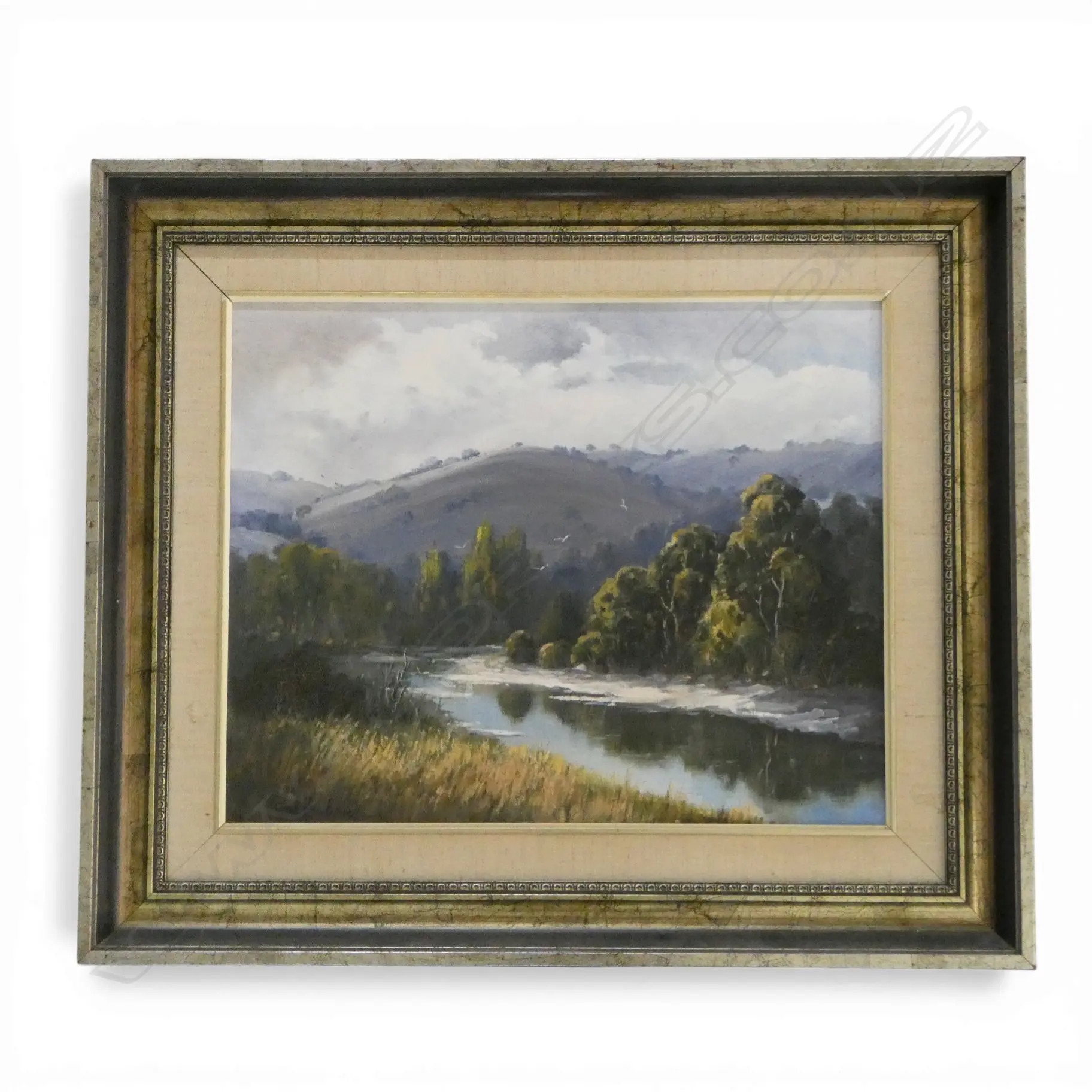 Joe Huber | RIVER LANDSCAPE | MutualArt