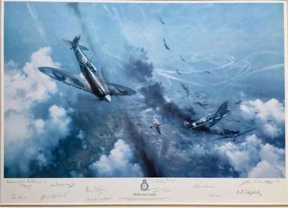 Frank Wotton | Battle over London | MutualArt