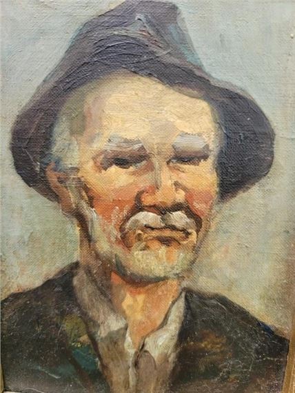 Edmund Vrey | Vintage Edmund Vrey oil on artist board | MutualArt