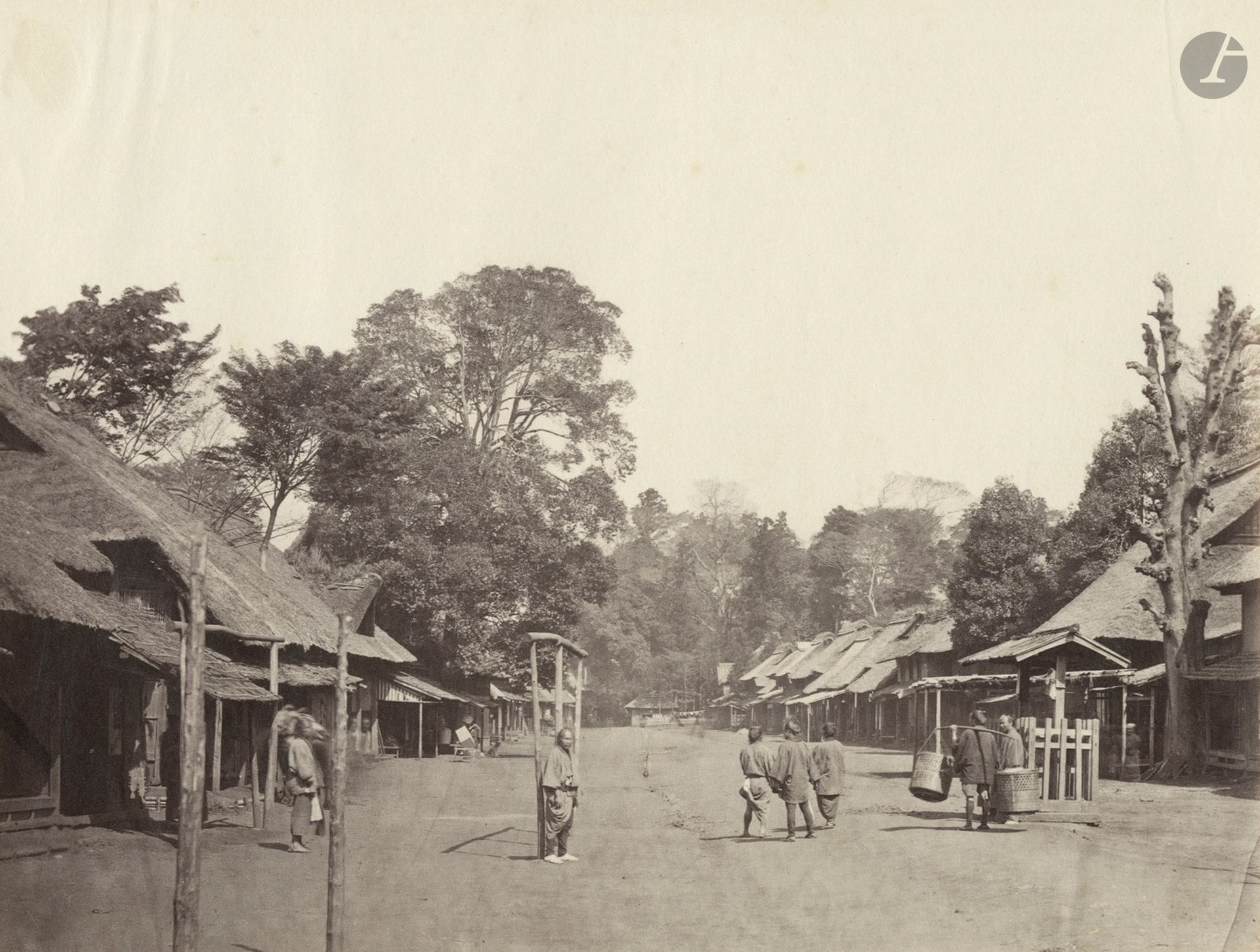 Felice A. Beato | Village of Hara-Machida (1866) | MutualArt