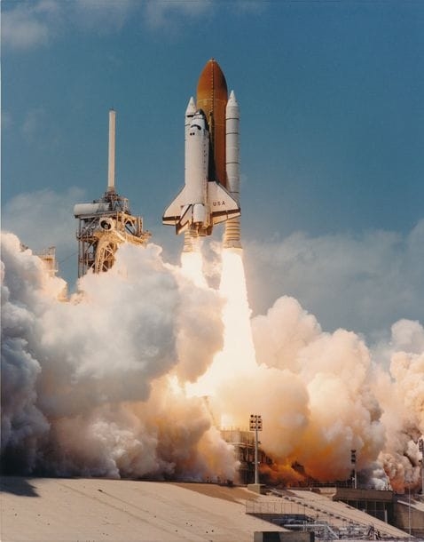 NASA | A magnificent liftoff of the space shuttle Columbia (Mission STS ...