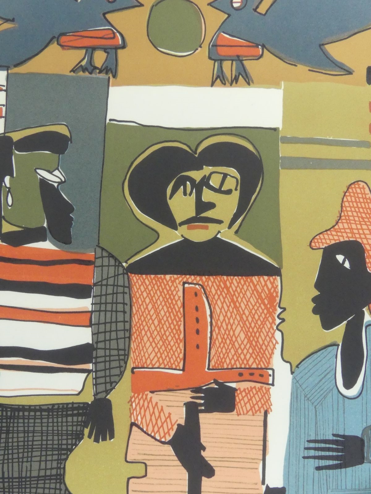 Romare Bearden | Firebirds | MutualArt
