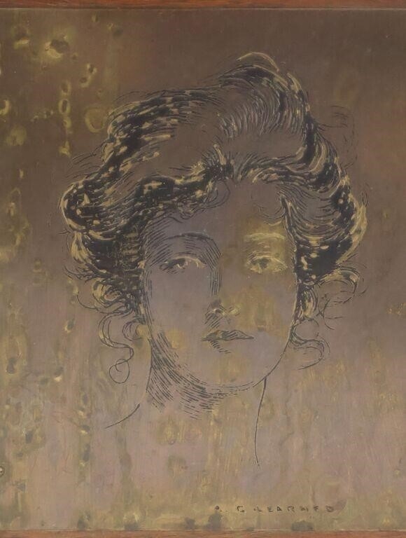 Arthur Garfield Learned | Arthur Garfield Learned Brass Etching ...