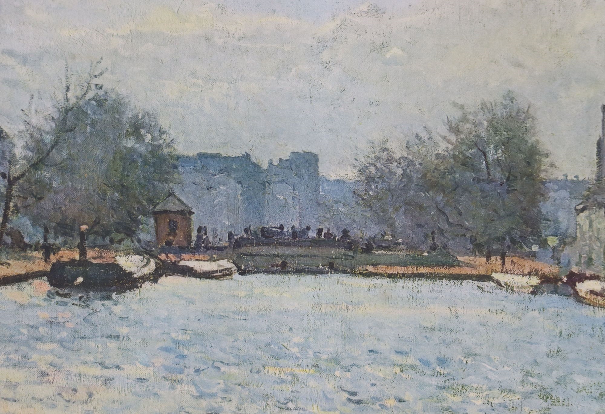 Alfred Sisley Canal Saint Martin 1870 MutualArt
