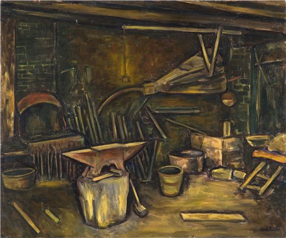 Michel Adlen | La forge | MutualArt