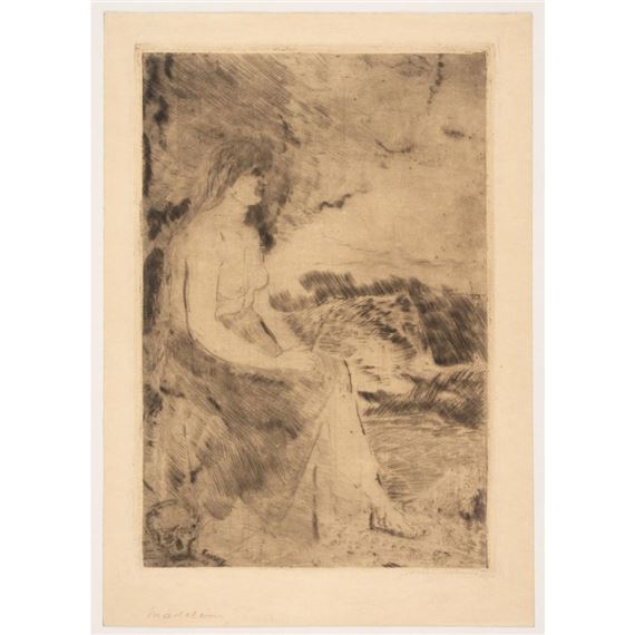 James Ensor | Madeleine, 1887 (1887) | MutualArt