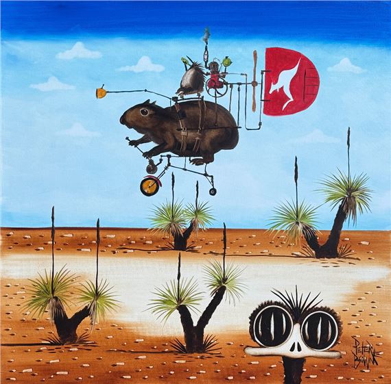 Peter Browne | The Flying Wombat | MutualArt