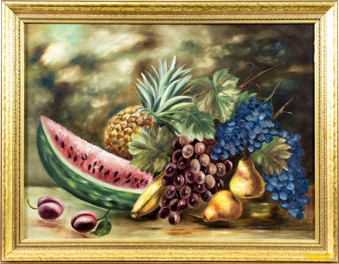 American School, 18th Century | Still Life with Fruit (19th century ...