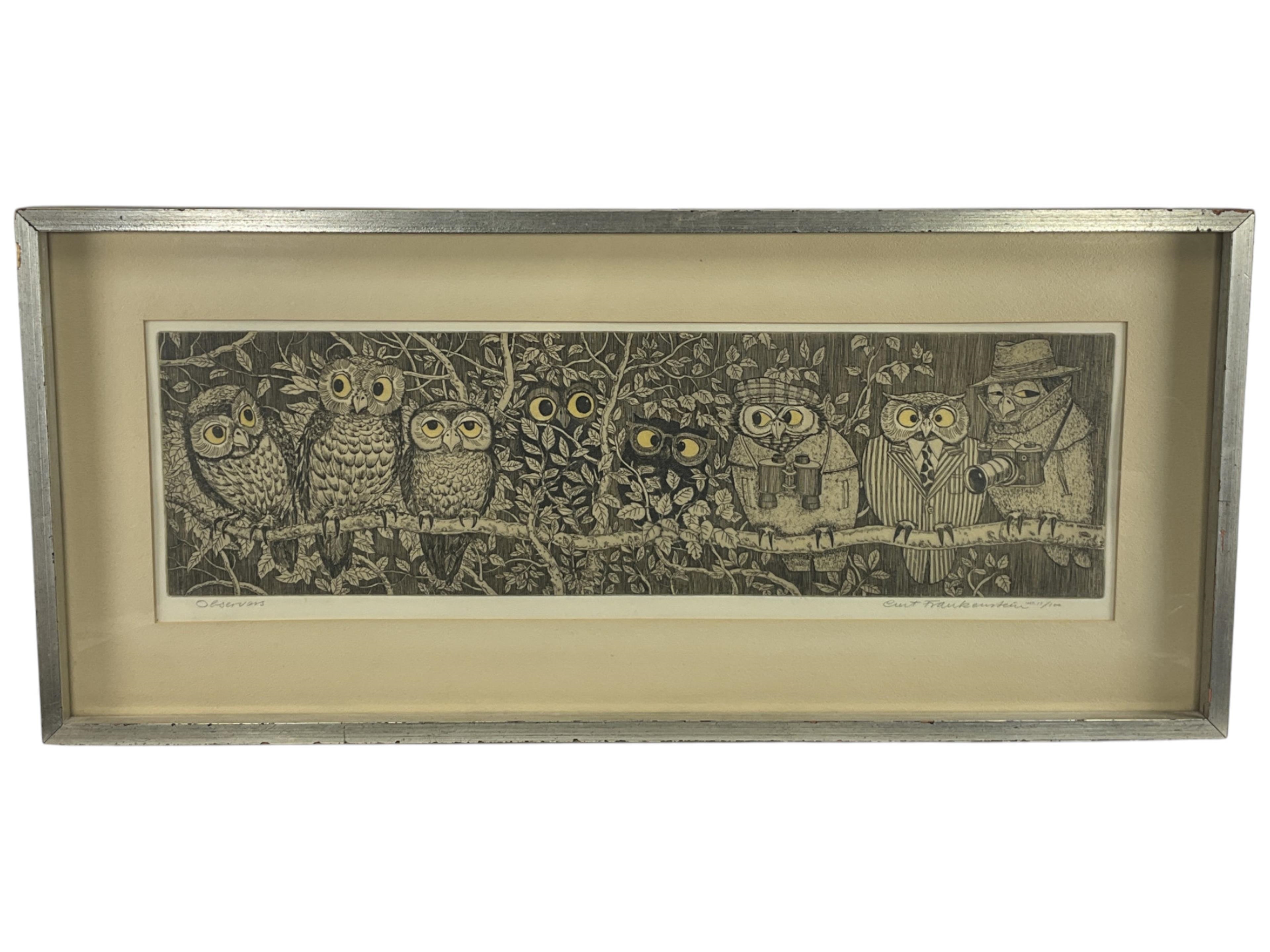 Curt Frankenstein | Observers' Owls | MutualArt