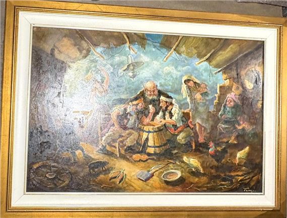 Zoltan Fenyes | Gypsy Card Players | MutualArt