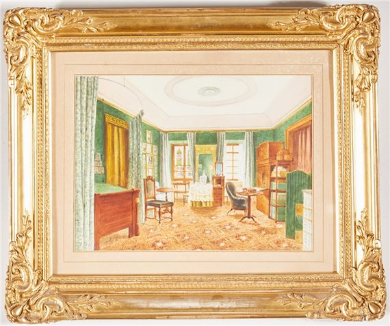 Hermann Herdtle | Zimmer des Fr(ei)h(errn) Georg von Cotta zu Stuttgart ...