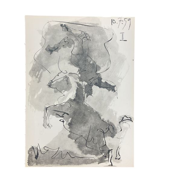 Pablo Picasso | Toros y Toreros ( Bulls and Bullfighters) (1961 ...