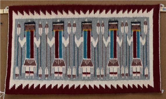 Margarita Navajo | Navajo Yei Textile (1990s) | MutualArt