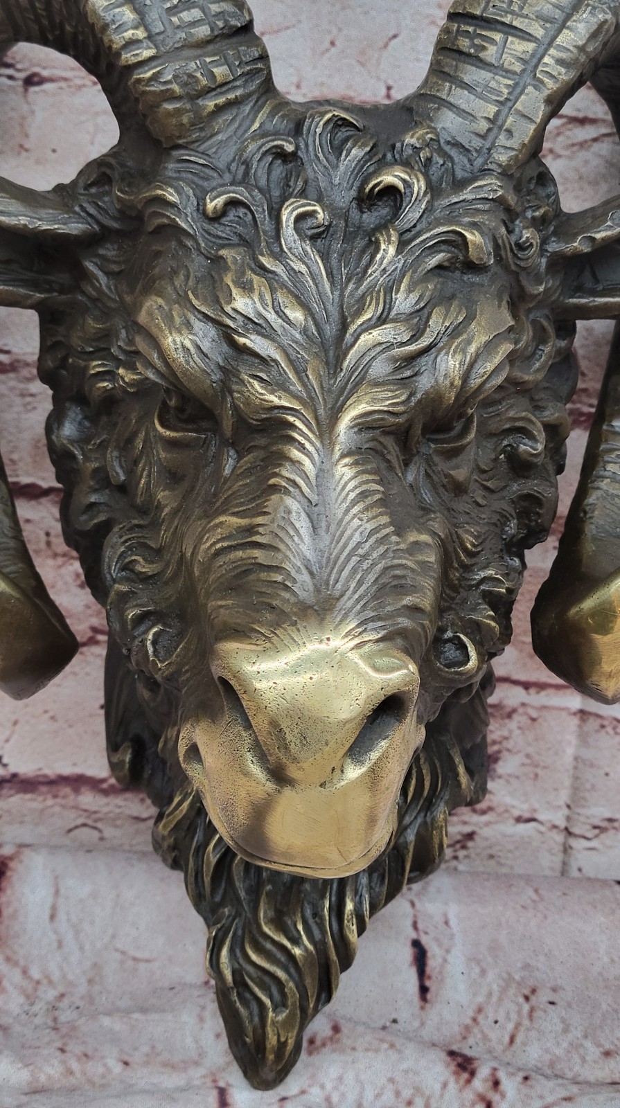 Miguel Fernando López (Milo) | Rare Signed Original Mascot Ram Head ...