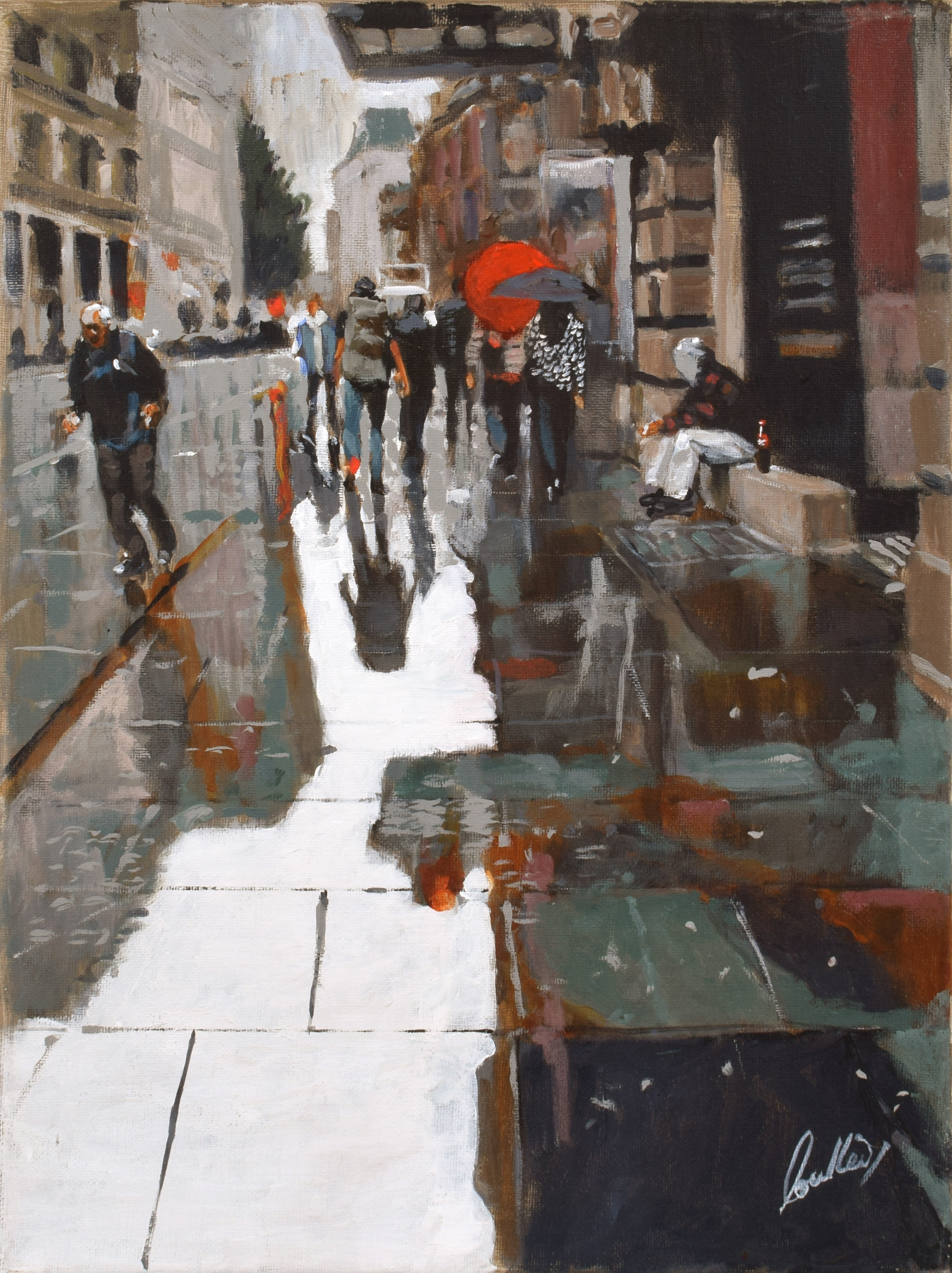 David Coulter | Cross Street to Albert Square, Near the Royal Exchange ...