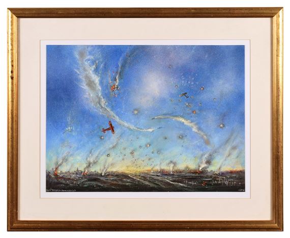 David Wilde | The Red Baron Over The Somme Battlefield | MutualArt