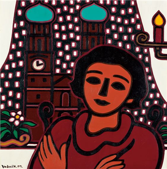 Lee Manik | Snowy Night In Munich (2007) | MutualArt