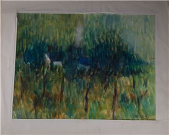 Régis Bernard | Paysage à Saint-Chef (Isère), 1967 (1967) | MutualArt