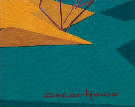 Oscar Howe | Sioux Singer, 1962 (1962) | MutualArt