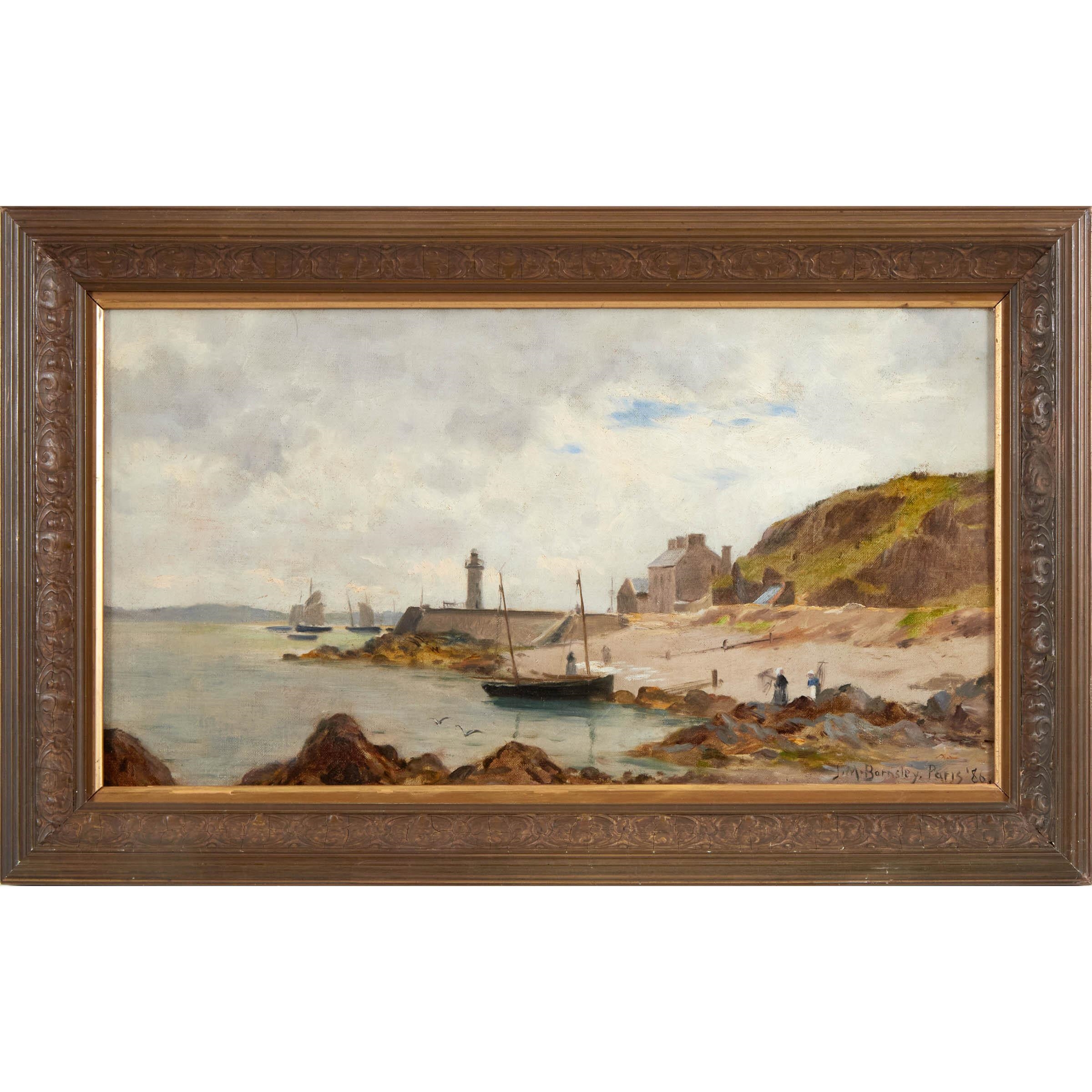 James MacDonald Barnsley | THE SEAWEED GATHERERS (1888) | MutualArt