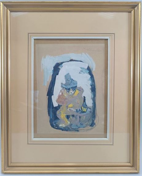 Vassyl Khmeluk | Man with a Bottle | MutualArt
