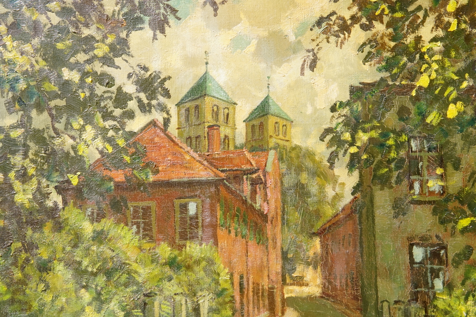 Ernst Hase | Blick vom Spiegelturm auf den Paulus-Dom in Münster (20 ...