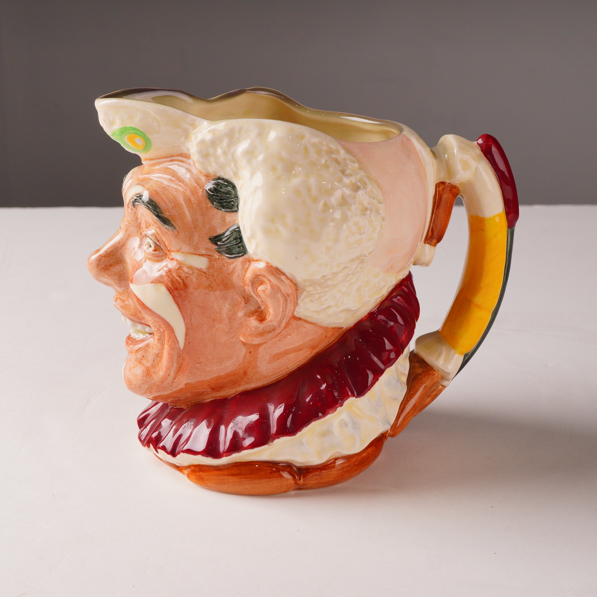 Harry Fenton | Royal Doulton Large Character Jug, The Clown - White ...