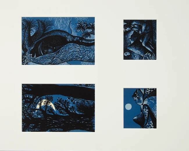 John Craxton | Sixteen prints for Visionary Poems and Passages or The ...